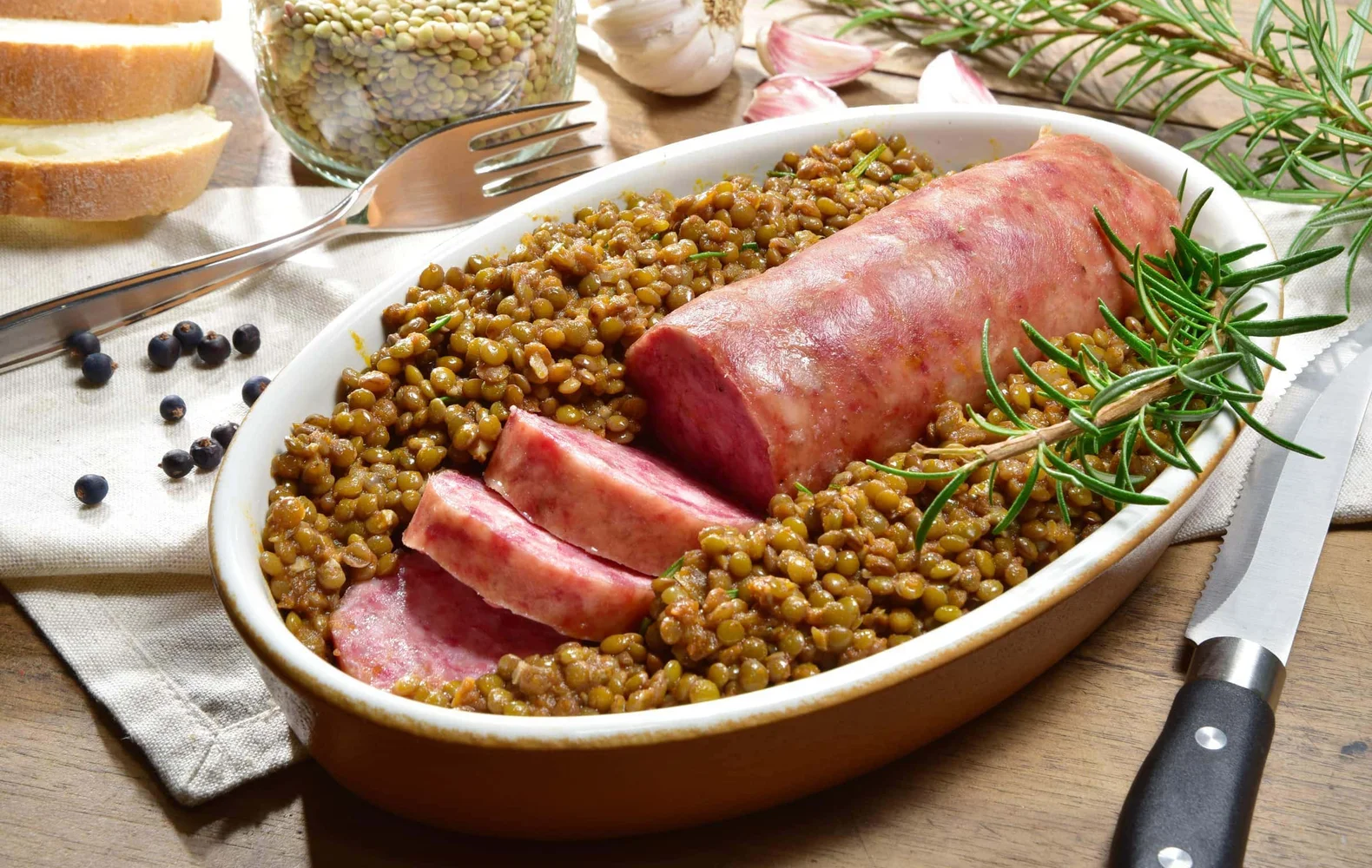 Recipe Cotechino and Lentils, The Authentic Italian Recipe - The ...
