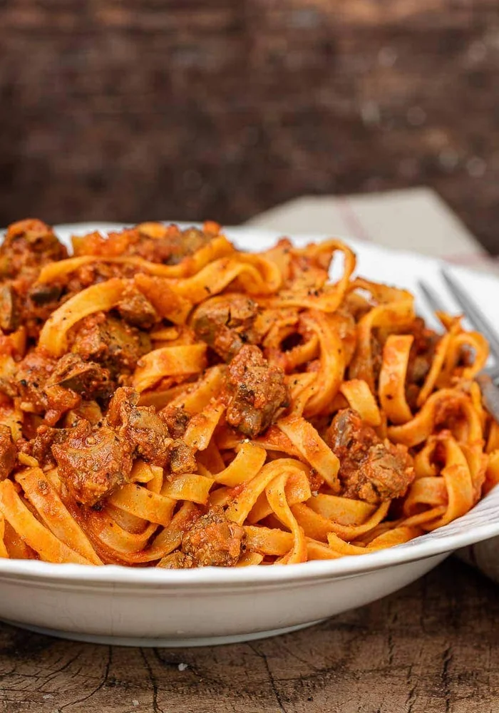 Recipe Chicken Liver Pasta Sauce, The Authentic Italian Recipe - The ...